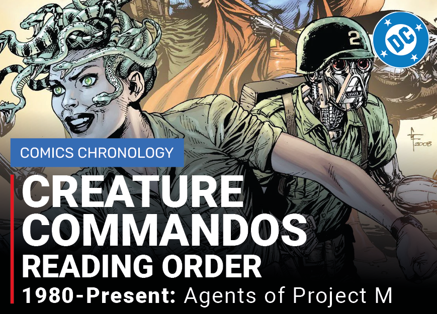 NEW Creature Commandos Reading Order 1980-Present v2 – Omniverse Comics ...